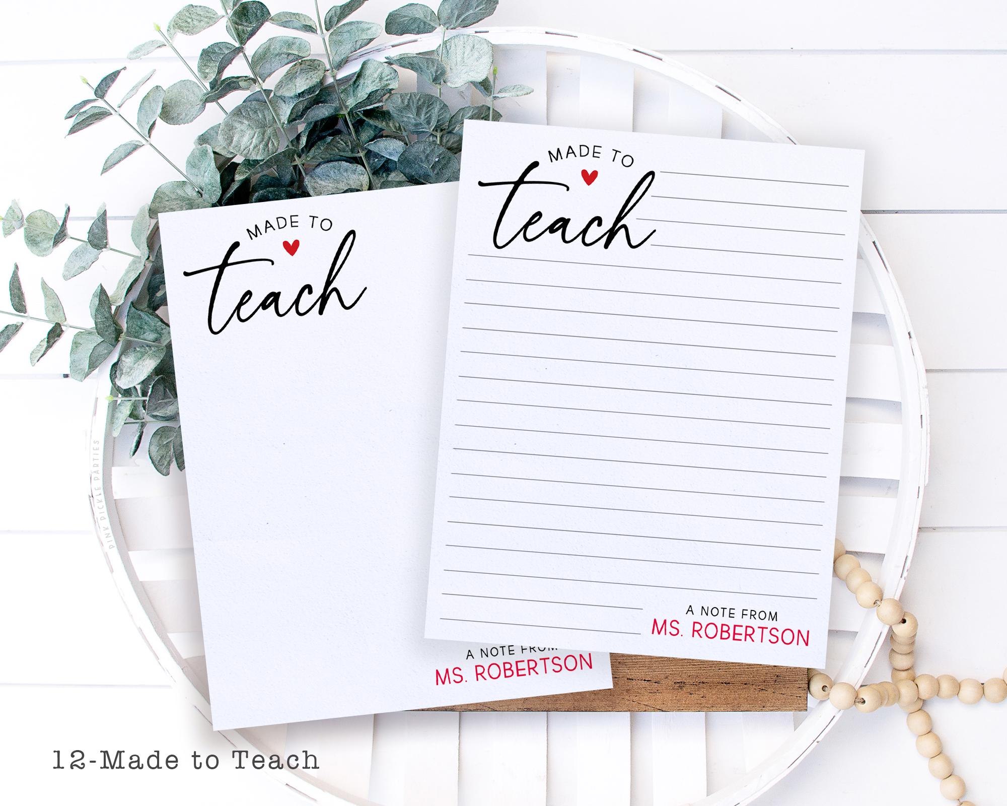Personalized Teacher Notepad | Teacher Gift | FREE SHIPPING | Jane.com